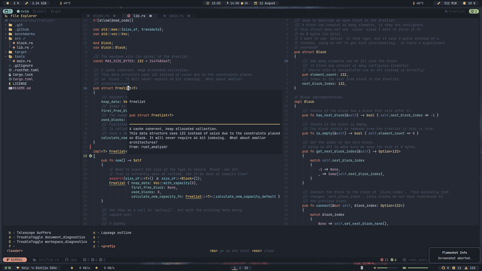 GitHub - AlexvZyl/nordic.nvim: 🌒 Nord for Neovim, but warmer and darker. Supports a variety of ...