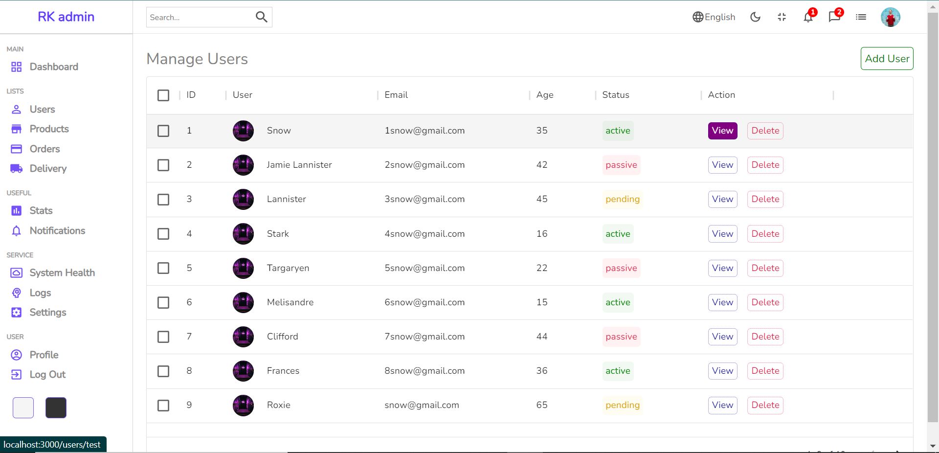 GitHub - Rohit-Kore25/adminDashboard