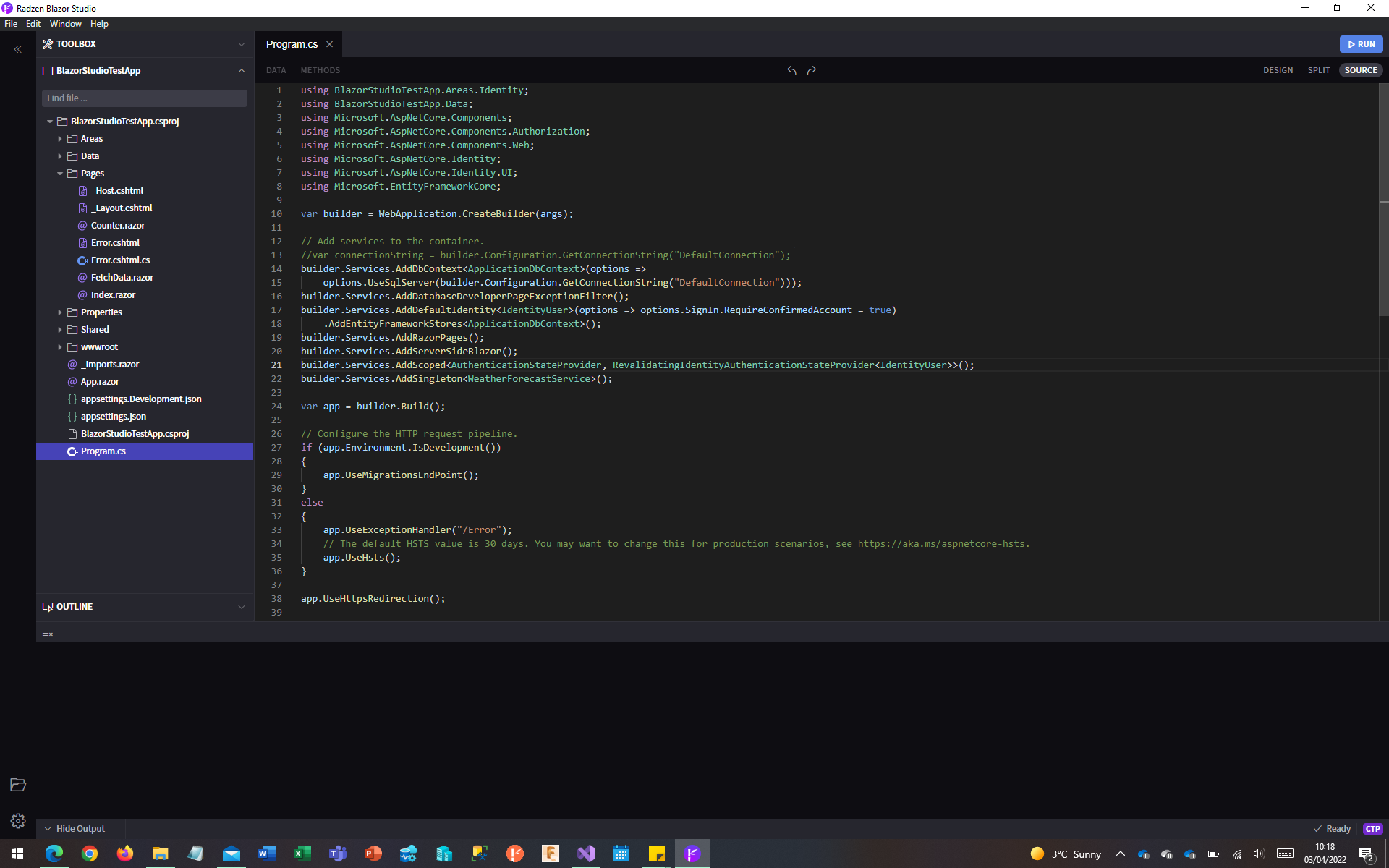 only projects without auth could be opened. · Issue #20 · radzenhq ...