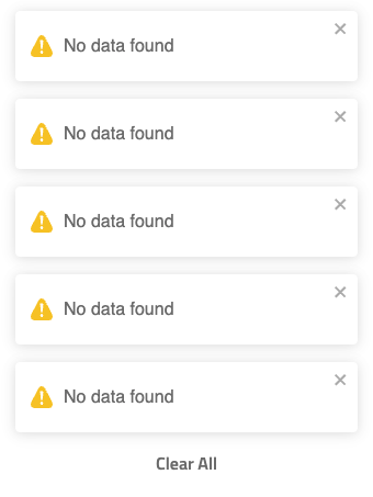 [Feature Request] Clear All Button · Issue #686 · fkhadra/react-toastify · GitHub
