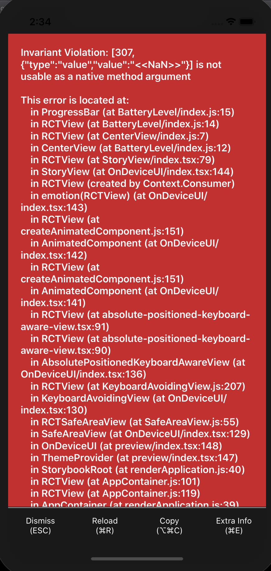Examples Not Working And What Does This Error Mean · Issue 611 · Software Mansionreact Native 6843
