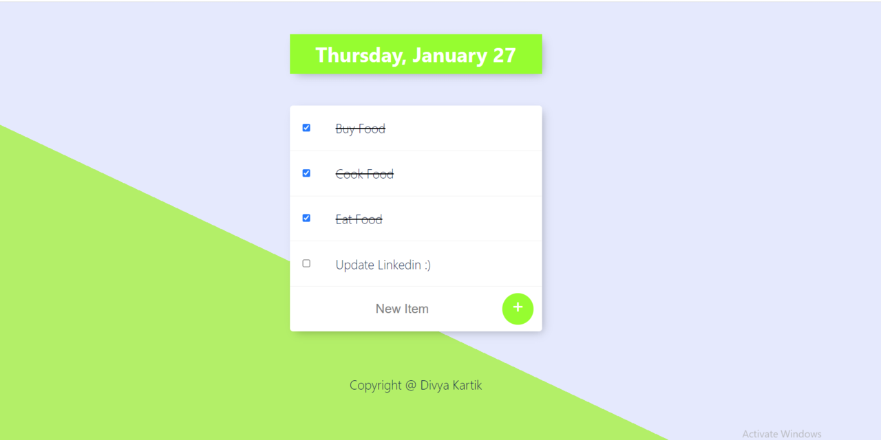 GitHub - kartikpavan/todolist-v1: to do list v1