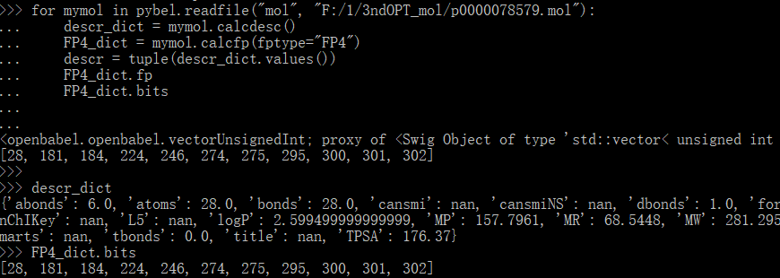 Error calculating descriptor · Issue #2482 · openbabel/openbabel · GitHub