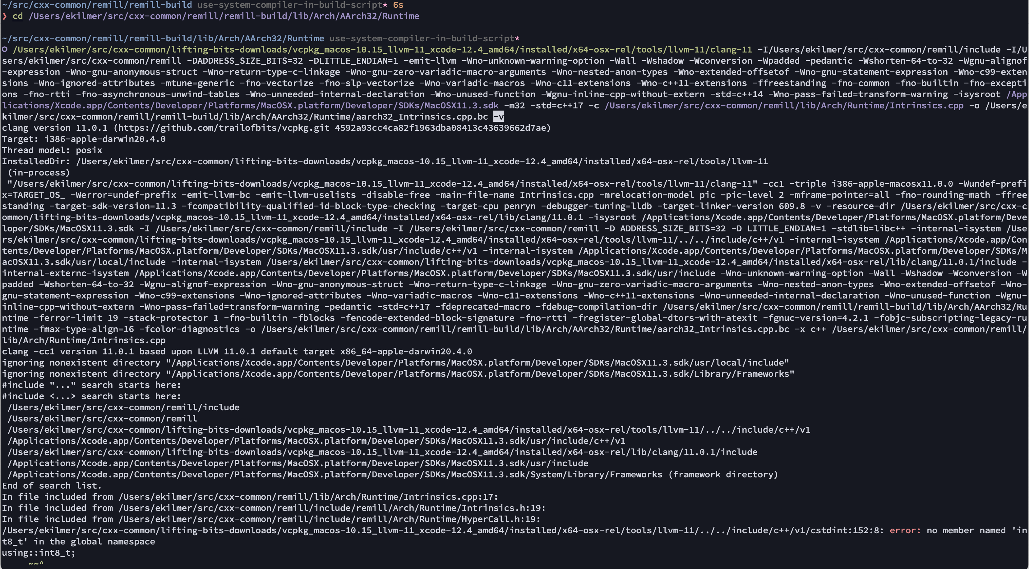 Native MacOS build failure · Issue #751 · lifting-bits/mcsema · GitHub