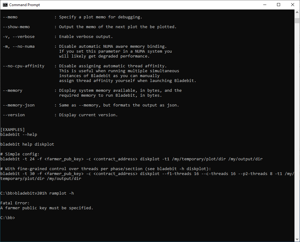 Bladebit with ramplot · Issue #250 · Chia-Network/bladebit · GitHub