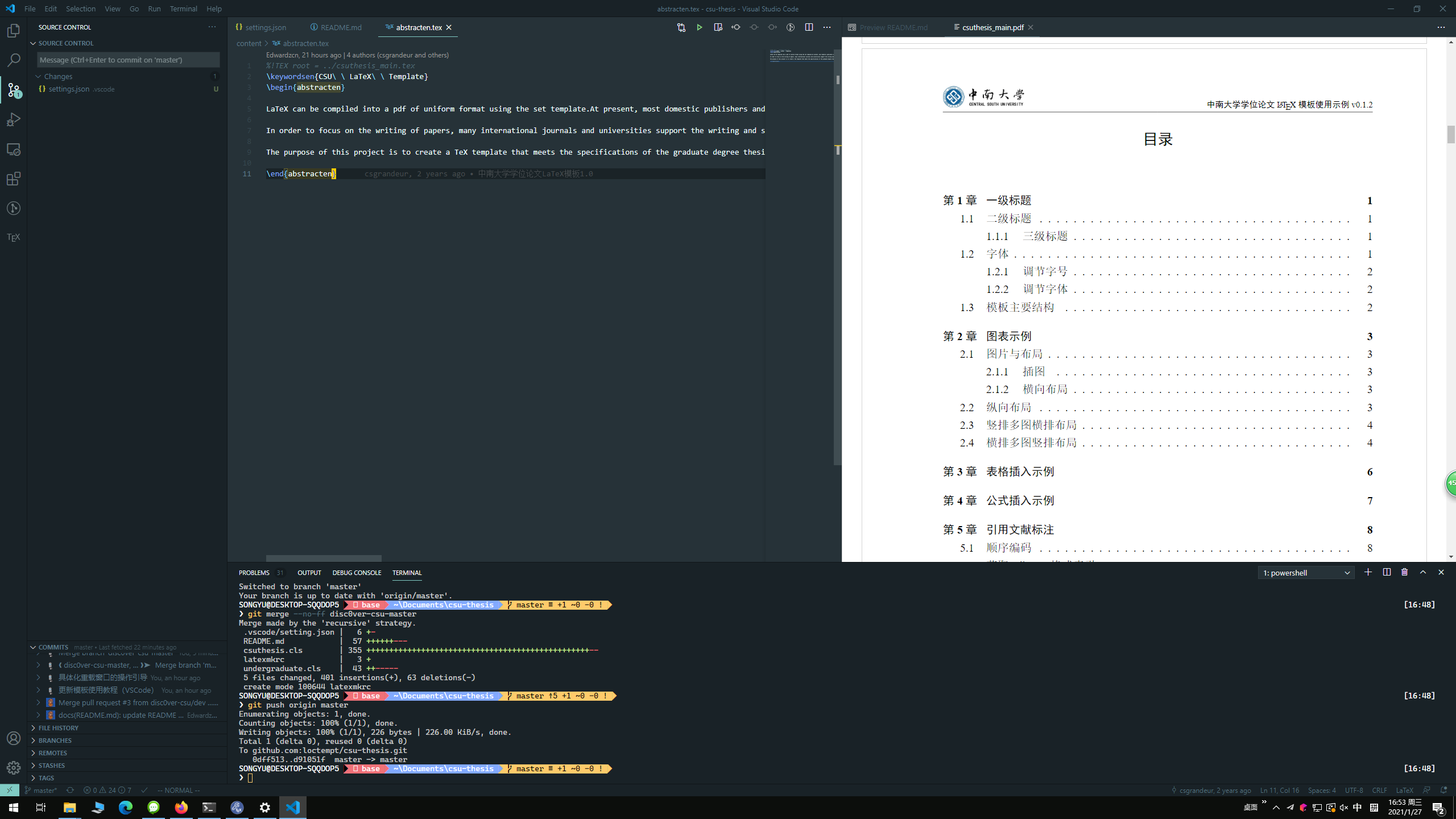 已知bug：Windows环境下编译的目录页一级标题错位 · Issue #4 · disc0ver-csu/csu-thesis · GitHub