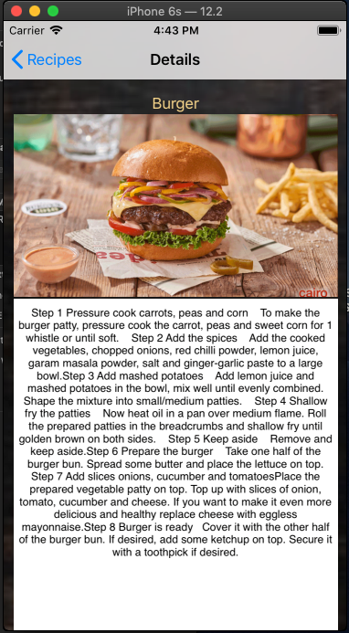 GitHub - princyvadsak/RecipeApp-TableView