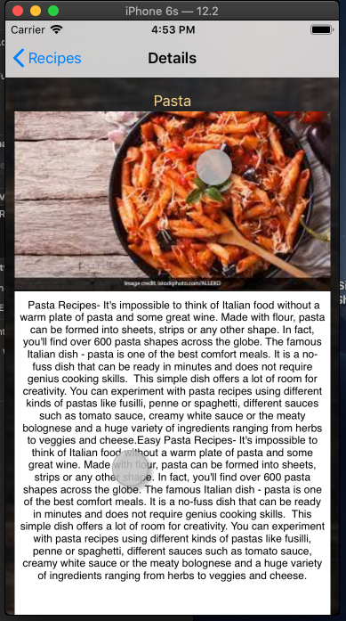 GitHub - princyvadsak/RecipeApp-TableView