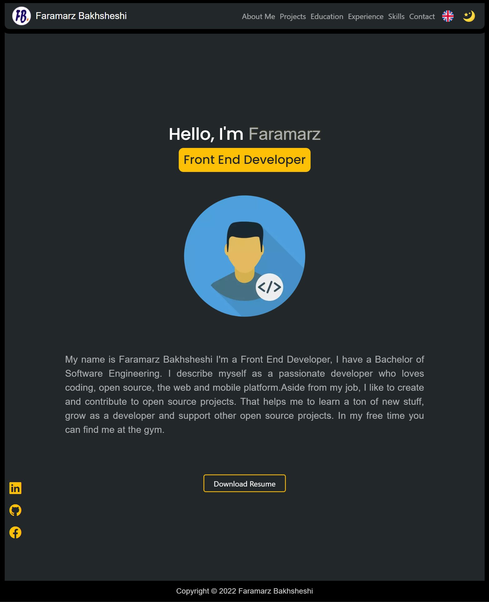 GitHub - Fary-dev/My-Portfolio: My portfolio website