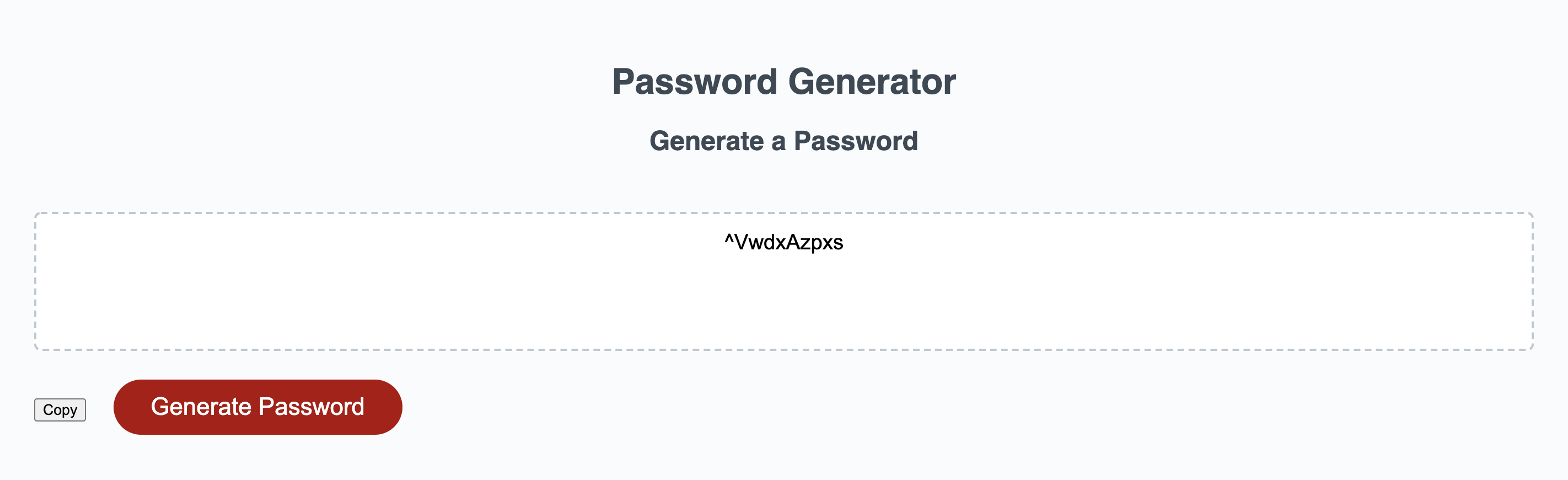 GitHub - aungy5/Password-Generator: JavaScript