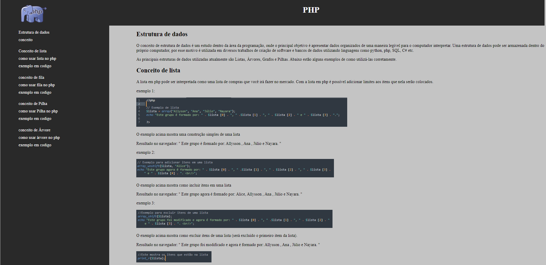 GitHub - Allysson1/trabalho-php: Repositório para trabalho final de php do segundo semestre de 2021