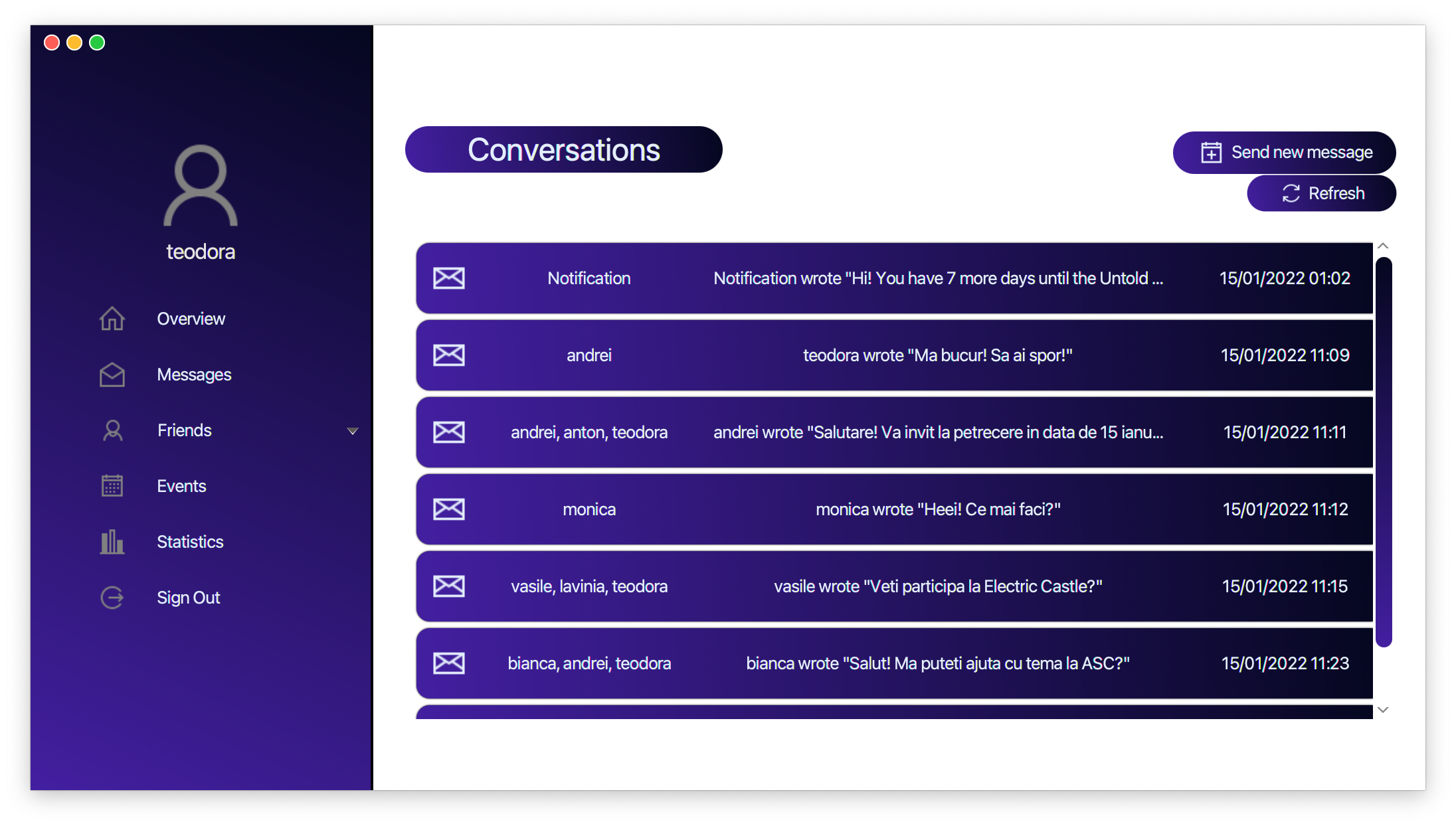 Github Andreimihaionicasocial Network Social Network App Created In Java Using Javafx 7829