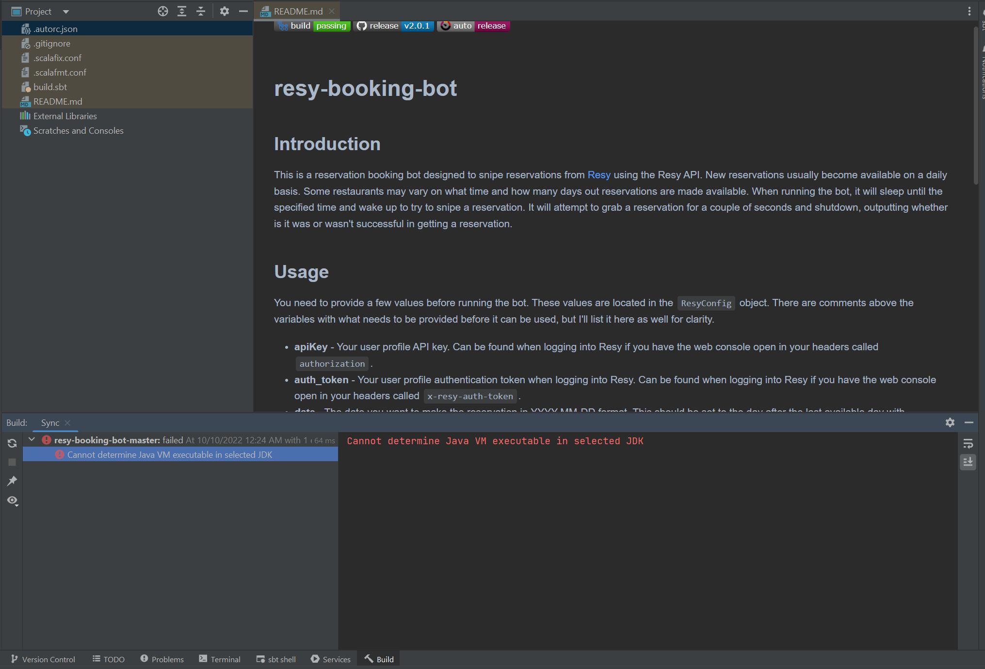 Thanks for creating this! Set-up question · Issue #53 · Alkaar/resy-booking-bot · GitHub