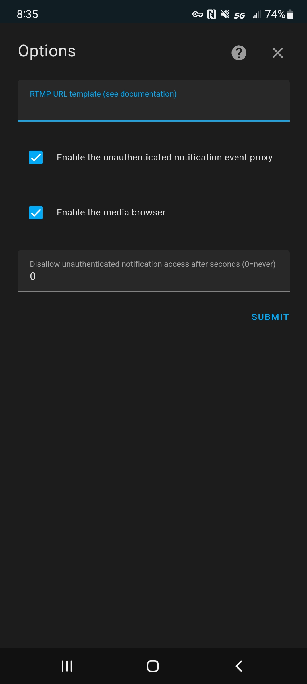 [Support]: Error 404 when attempting to view snapshots and clips from push notification · Issue ...