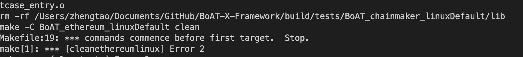 make clean return err · Issue #797 · aitos-io/BoAT-X-Framework · GitHub