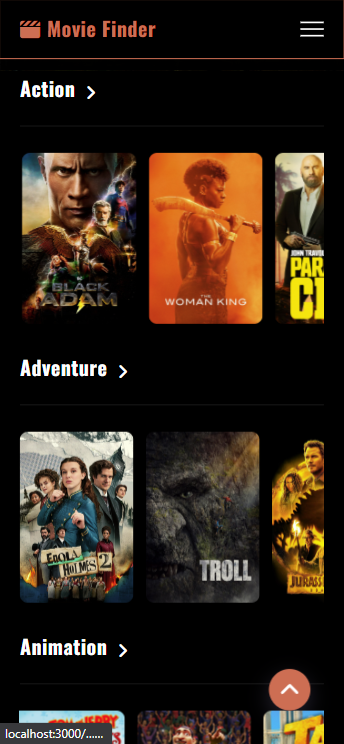 GitHub - crecpz/Movie-Finder: 電影資訊瀏覽網站，使用 React.js 開發