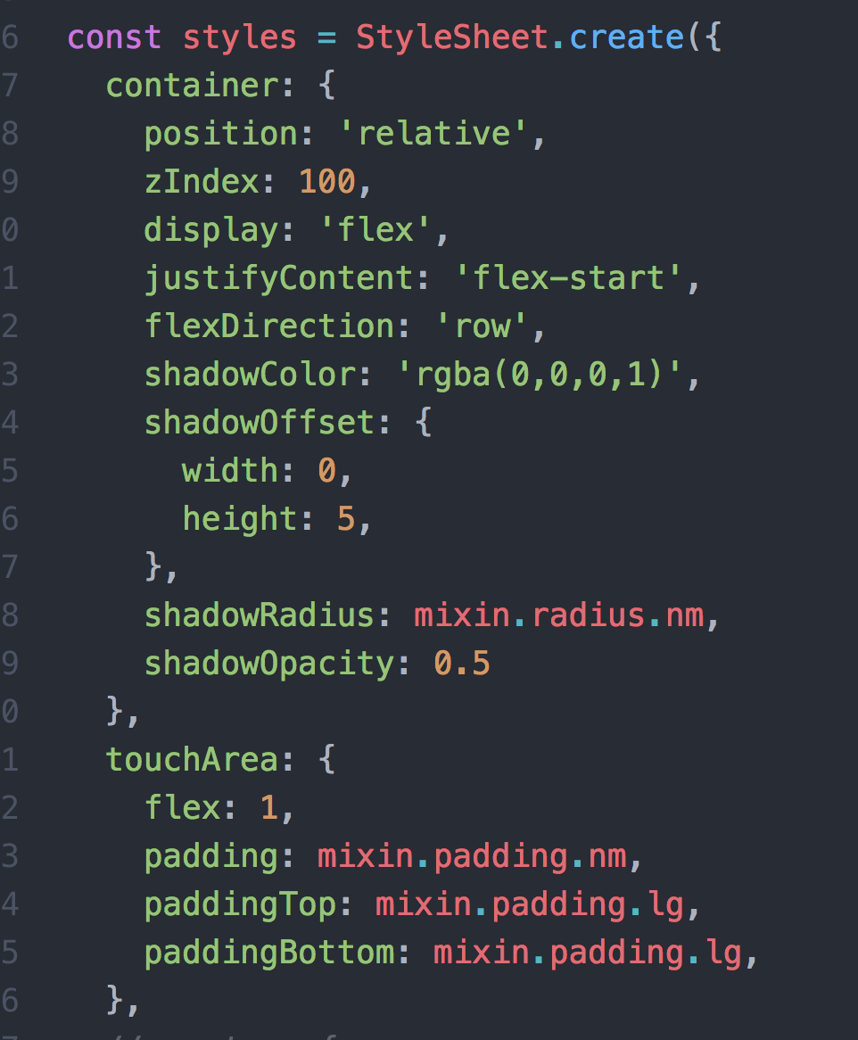 update react native from 0.52 to 0.53.0 , shadow become textshadow ...