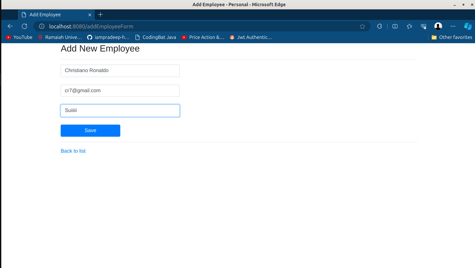 GitHub - iampradeep-hr/employee_management_webapp: Spring Boot, Thymleaf