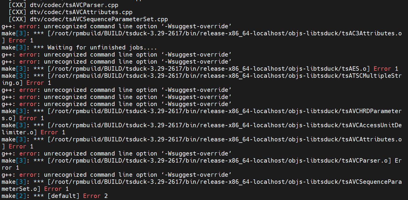 [BUG] Cannot compile TSDuck for CentOS 7.9 · Issue #882 · tsduck/tsduck · GitHub
