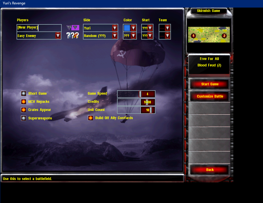 Yuri's Revenge Inaccessible Random Map Generator and other UI Glitches · Issue #220 · FunkyFr3sh ...