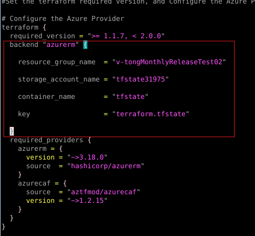 `azdo pipeline` - Terraform remote state is not correctly configured · Issue #658 · Azure/azure ...