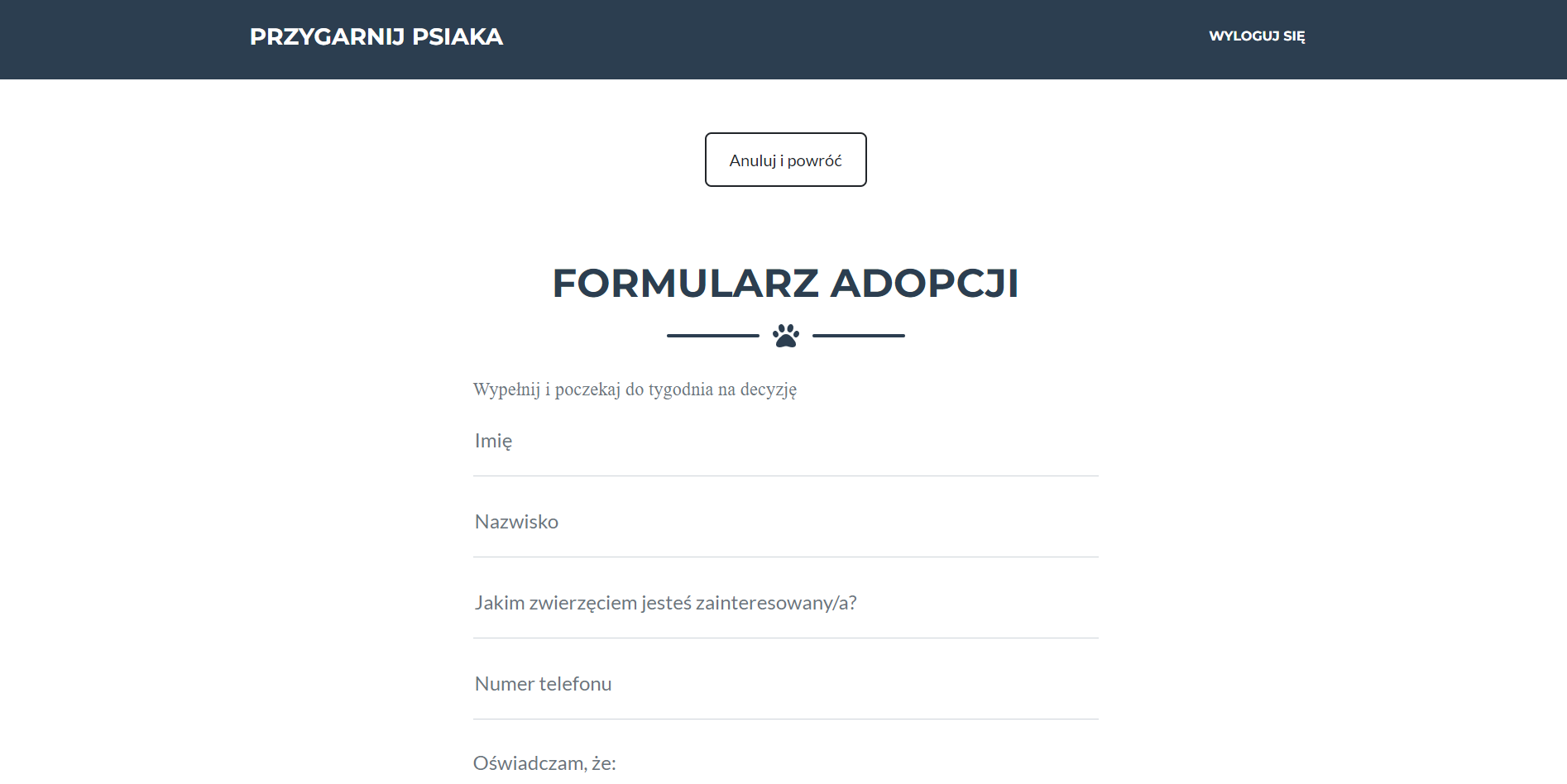 GitHub - mrcszym/Dog-shelter-frontend
