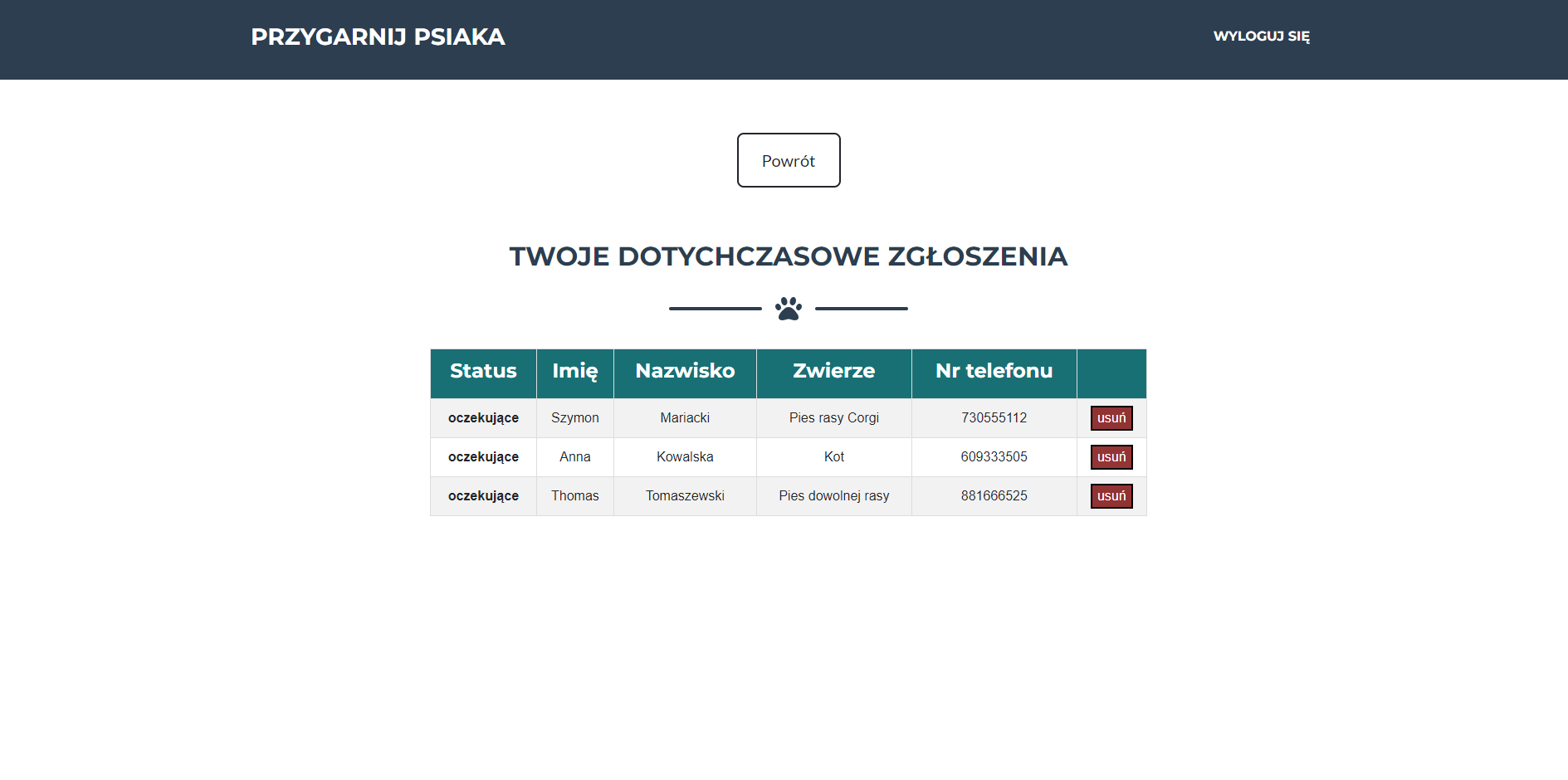 GitHub - mrcszym/Dog-shelter-frontend