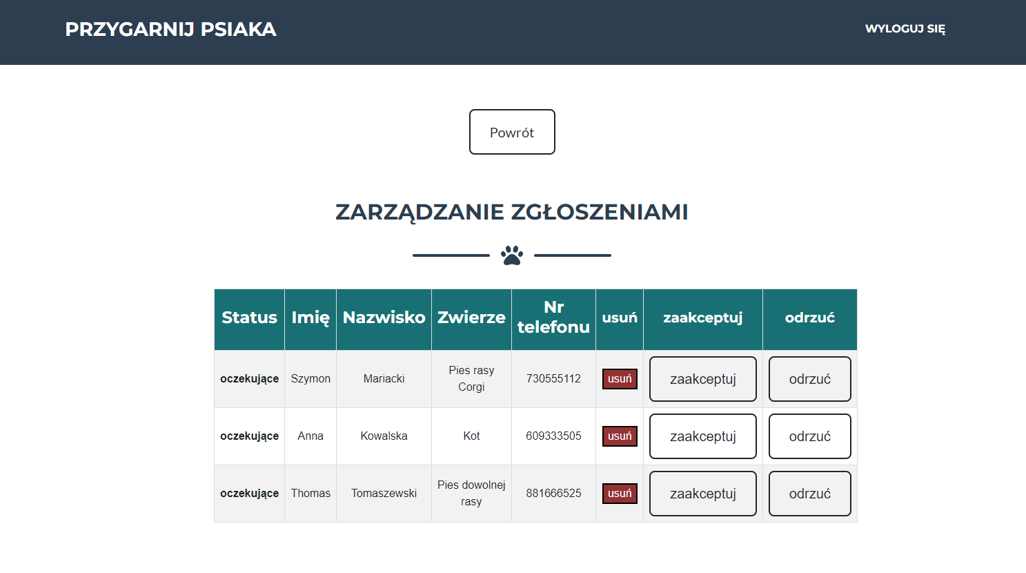 GitHub - mrcszym/Dog-shelter-frontend