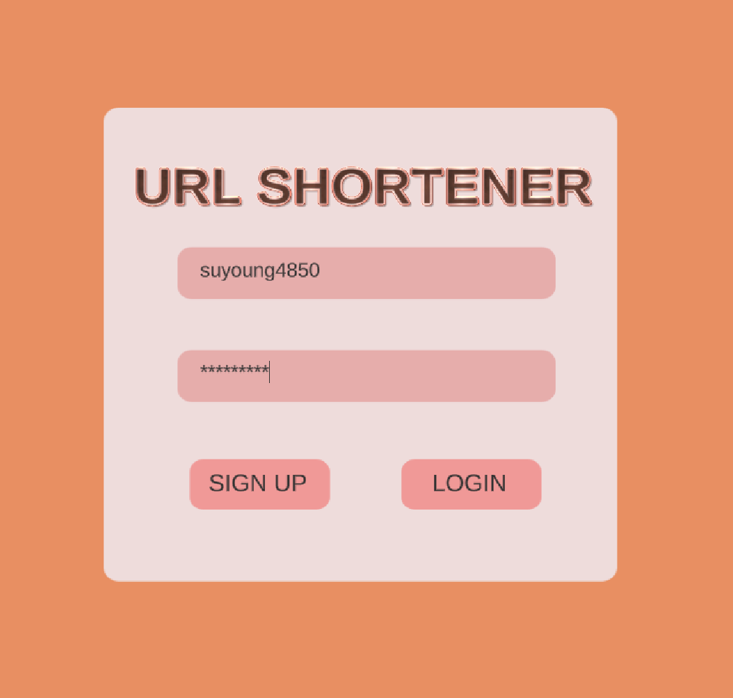 GitHub - songsuyoung/WinterDev_URLshortener: 스마일게이트 윈터 데브 캠프 - 12월 1인 개발 레파지토리입니다.