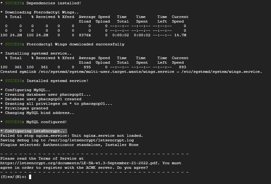 Create wings node, this problem occurs. · Issue #368 · pterodactyl-installer/pterodactyl ...
