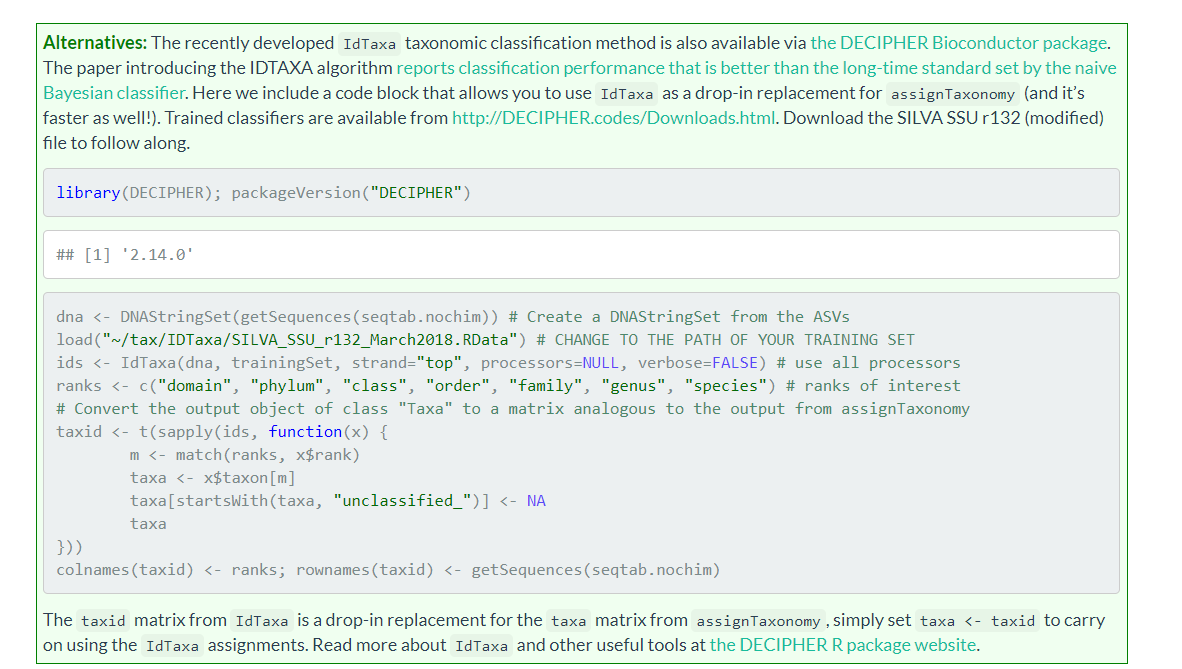 dada2 (Silva_metaxa2 training set) -Interesting expanded training set · Issue #1312 · benjjneb ...