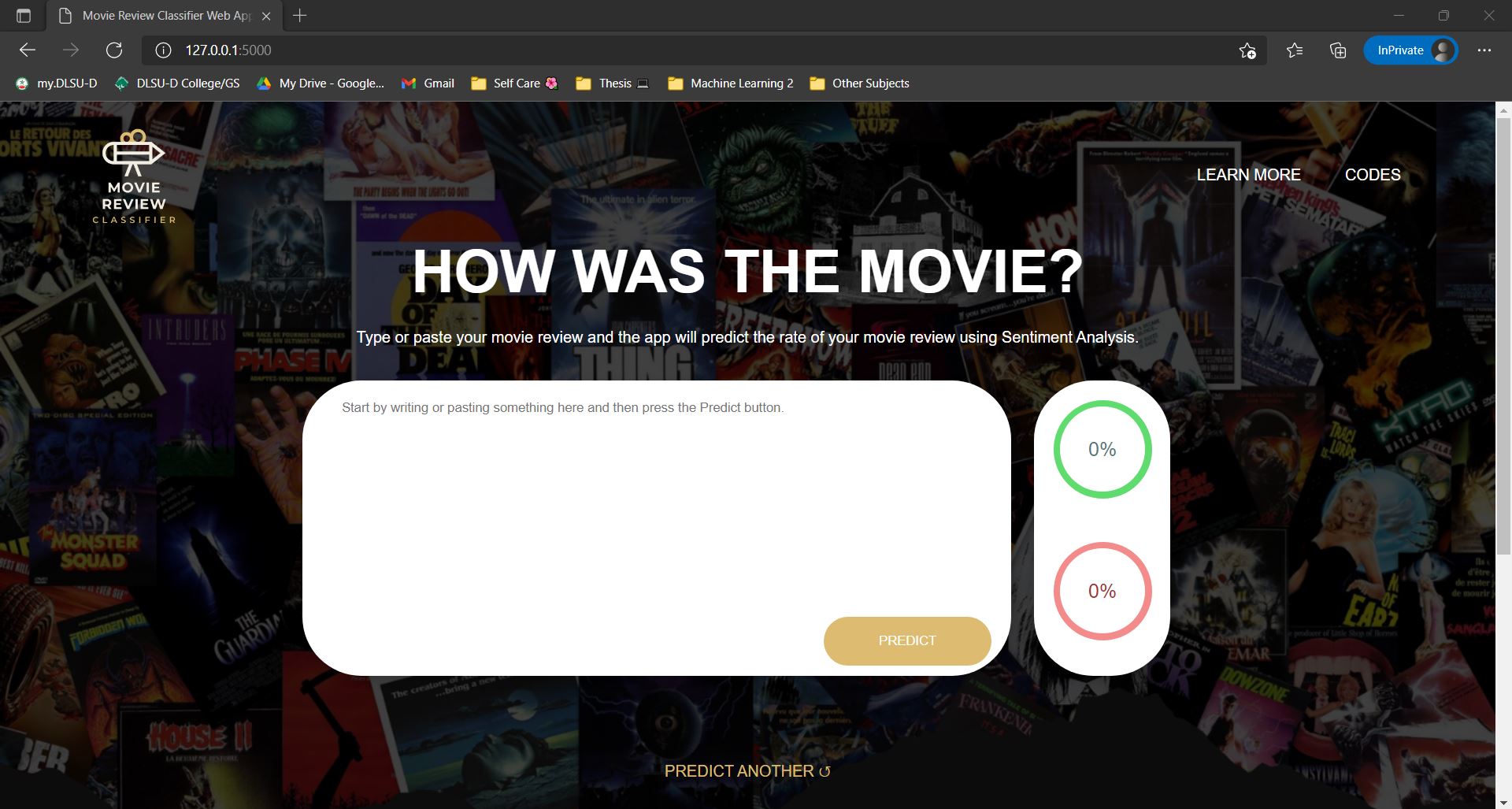 GitHub - manghann/Movie-Review-Classifier: A web app that uses Sentiment Analysis to classify ...