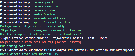 [BUG] Problem after install AdminLTE in Laravel 9 · Issue #1095 · jeroennoten/Laravel-AdminLTE ...