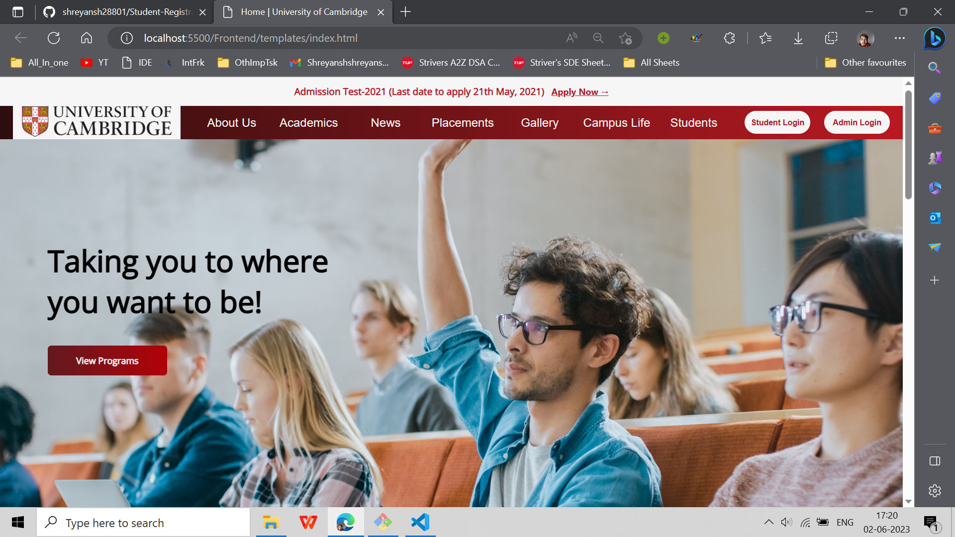 GitHub - shreyansh28801/Student-Registration-System: This system is ...