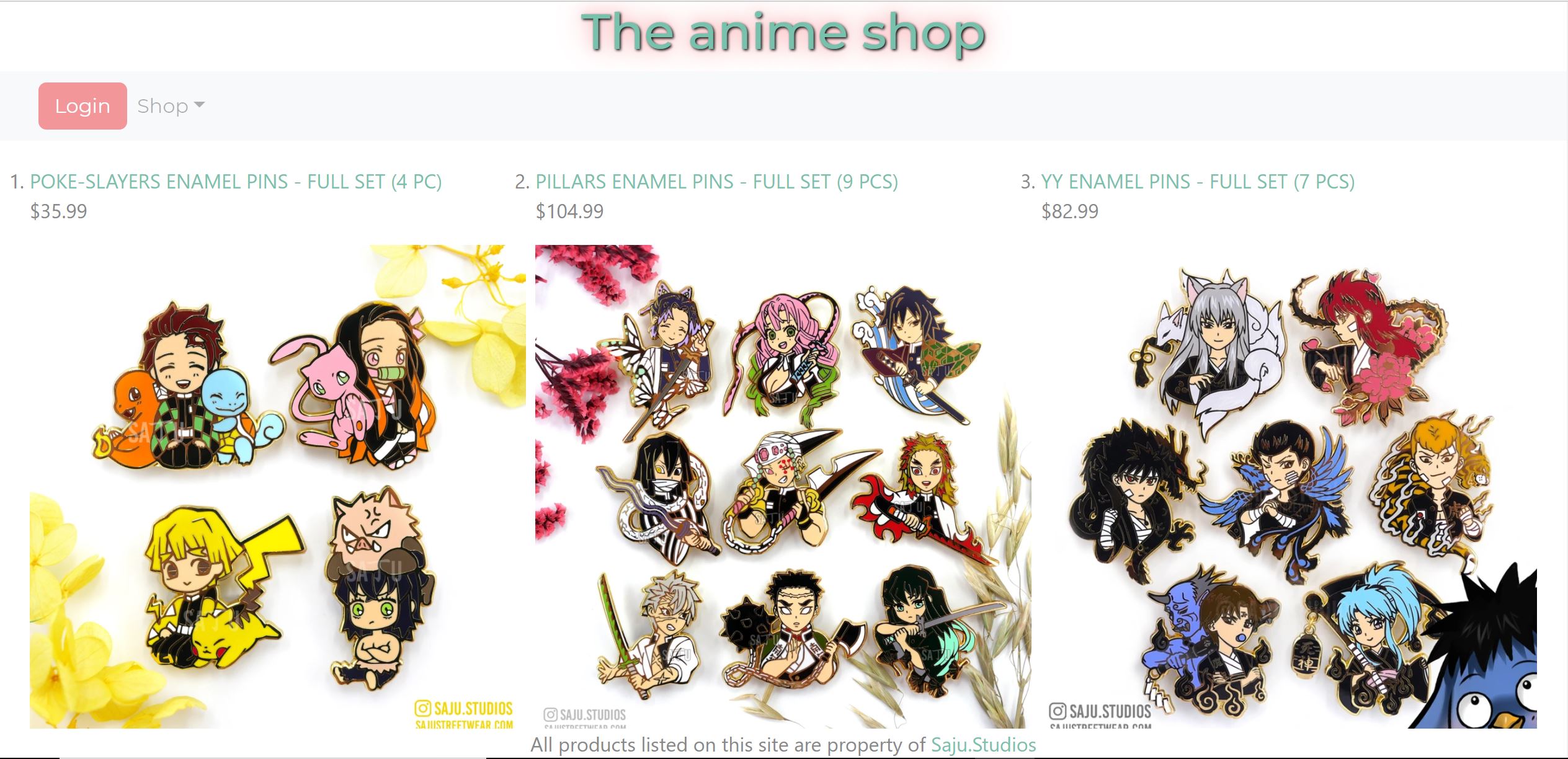 GitHub - JohnLanni619/anime-storefront