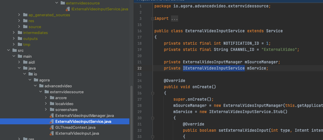 Can't find IExternalVideoInputService class · Issue #146 · AgoraIO/API-Examples · GitHub