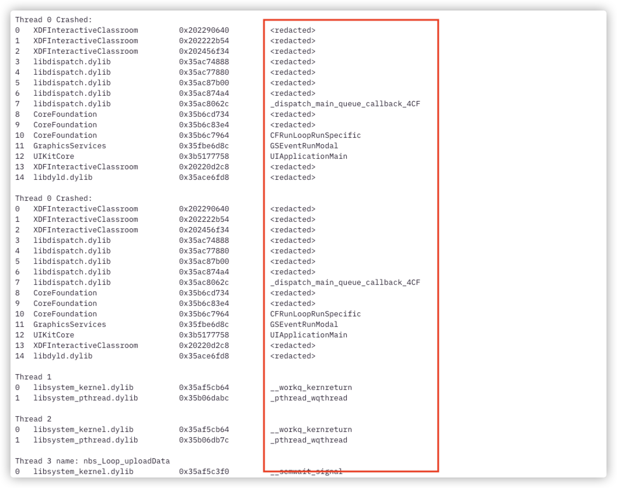 No Debug Infomation Got From The Events When Self Host With Ios Crash And Dsym · Issue 27617