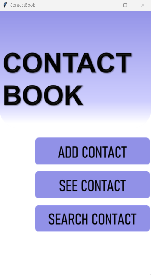 GitHub - cyberkid30/GUI-ContactBook-excel