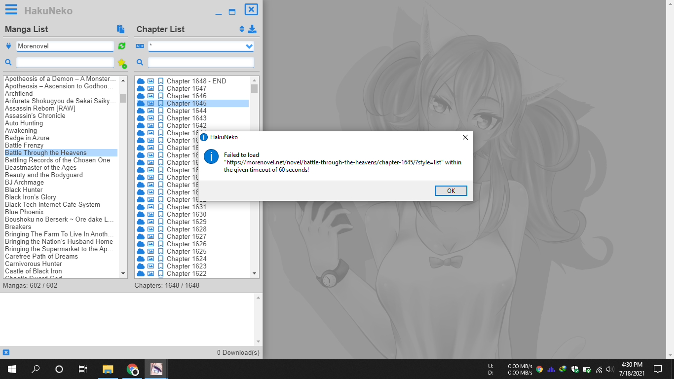Morenovel Connector Not Working · Issue 3726 · Manga Downloadhakuneko · Github