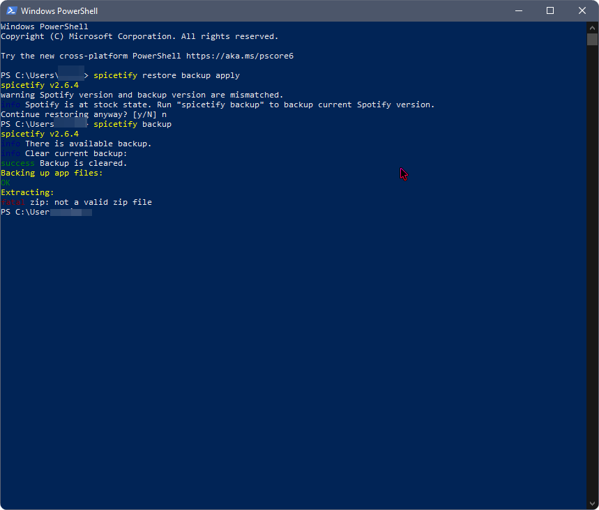 Fatal error with spicetify 2.6.4 · Issue #1074 · spicetify/cli · GitHub