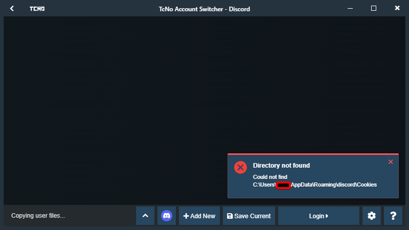 Addingswitching Discord Accounts Does Not Work · Issue 361 · Tcnocotcno Acc Switcher · Github