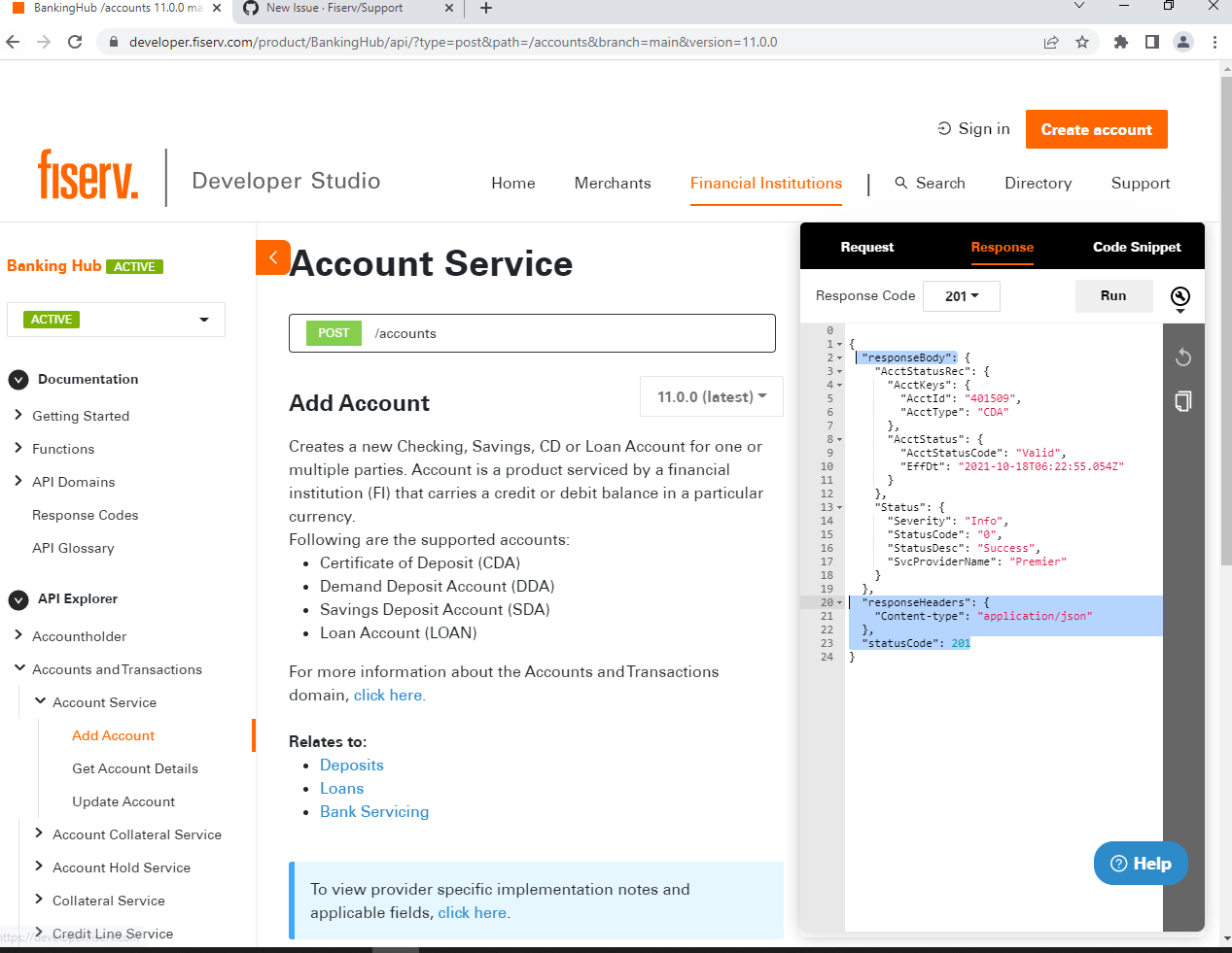 Additional elements added in Response Samples in PROD*** · Issue #207 · Fiserv/Support · GitHub