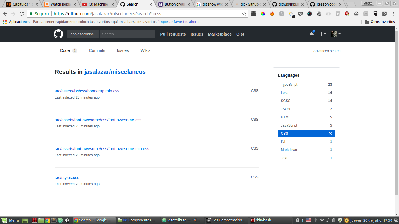 Repository is being misclassified as CSS instead of TypeScript · Issue #3726 · github-linguist ...