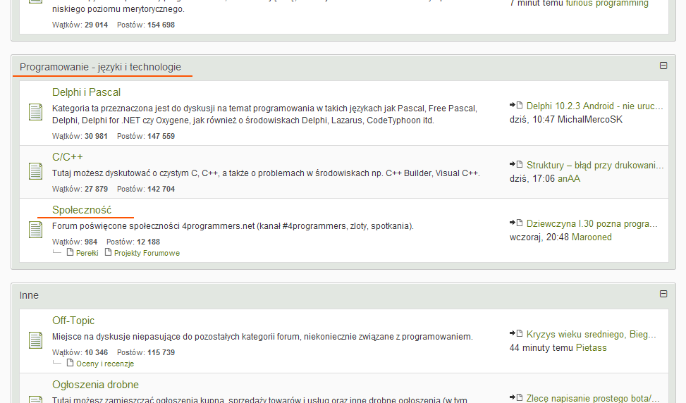 Personalizacja forum – ukrycie pierwszej kategorii psuje ich układ · Issue #418 · Coyote-OSS ...