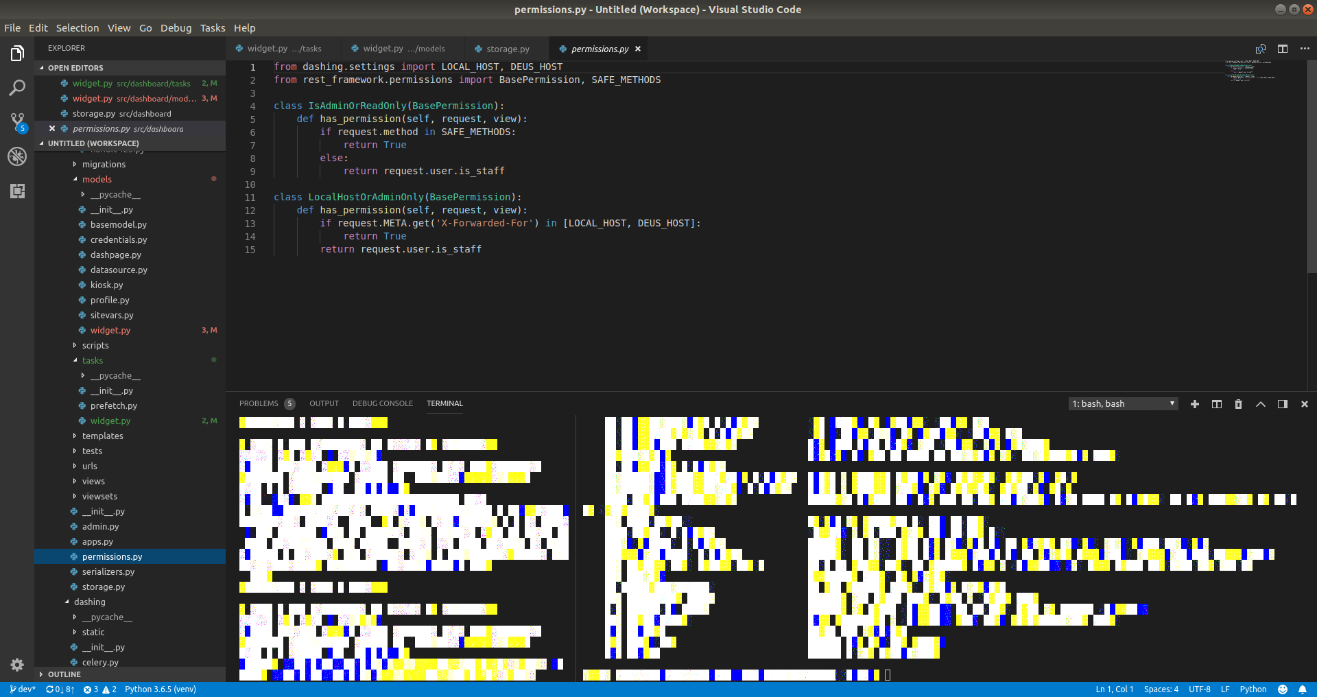 Strange text in terminal · Issue #56844 · microsoft/vscode · GitHub