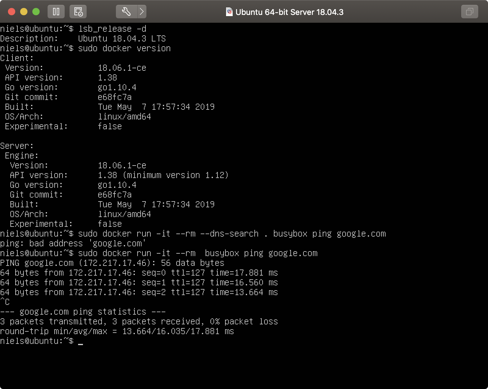 Adding new Registry Endpoint (docker-hub) results in `Failed to ping ...
