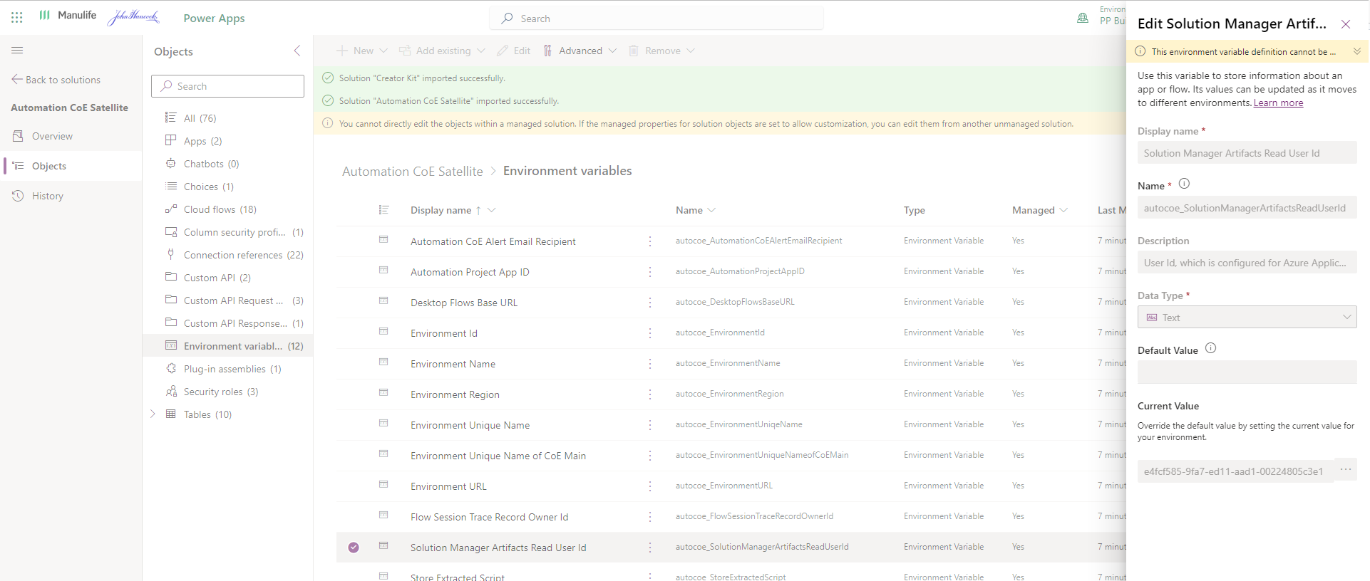 [Automation - BUG] June 2023 Satellite Solution does not prompt for the variable "Solution ...