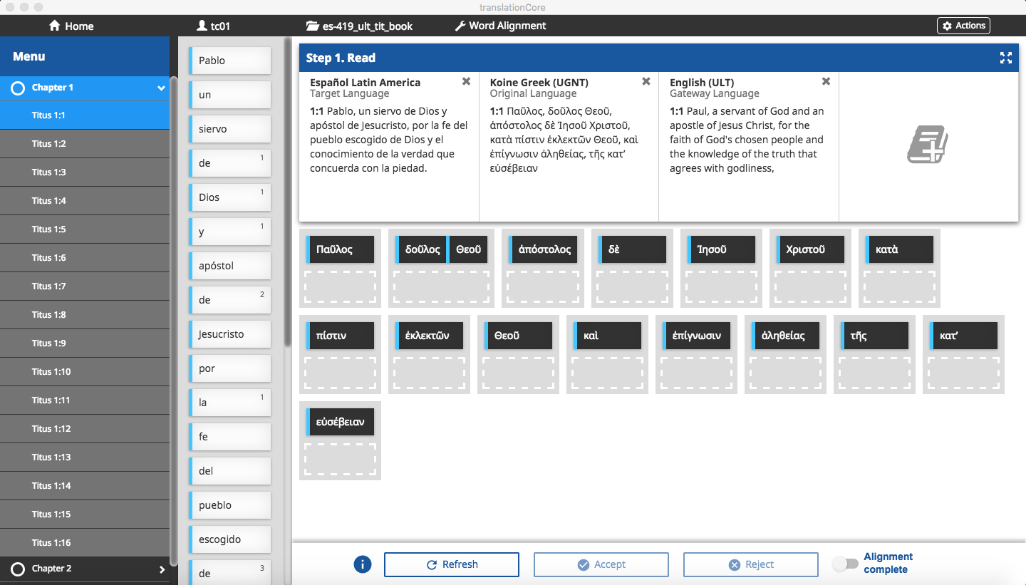 Empty green Greek box in wA project · Issue #4784 · unfoldingWord/translationCore · GitHub