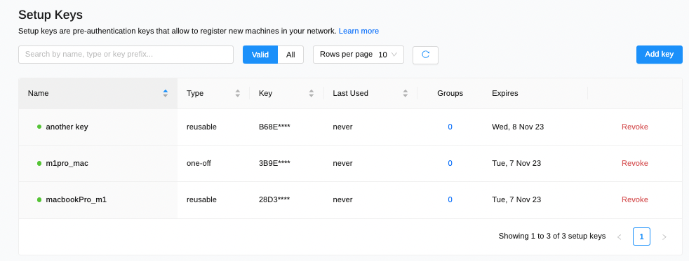 Self Hosted Ui How To Copy Reusable Key · Issue 1277 · Netbirdionetbird · Github 
