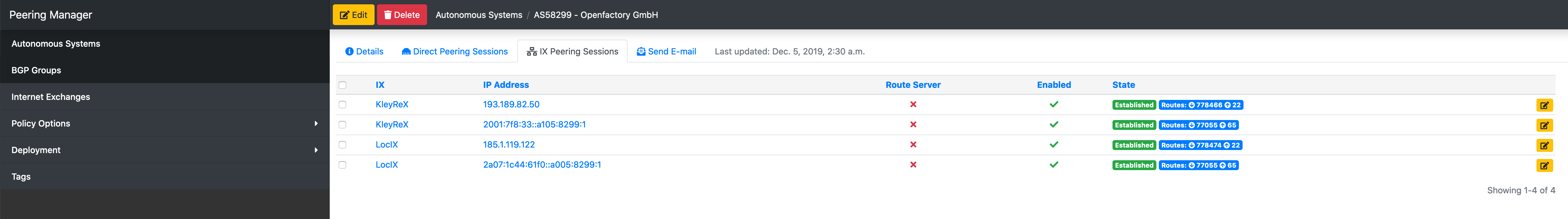 Multi-Edit peering-session option in the ASN -> IX Peering Sessions · Issue #191 · peering ...